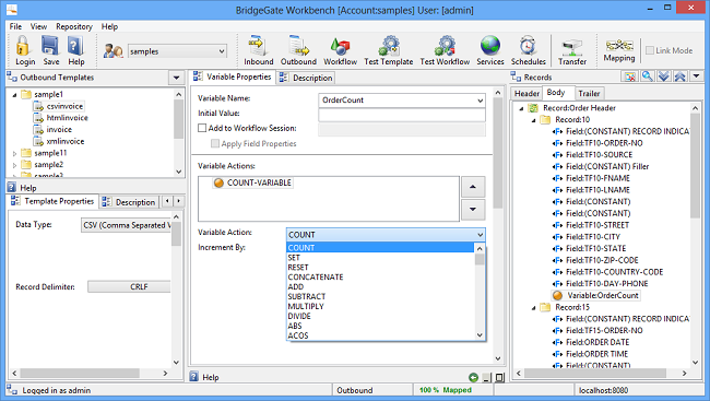 BridgeGate Samples and Tutorials