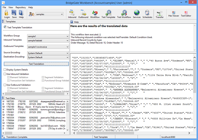 BridgeGate Samples and Tutorials