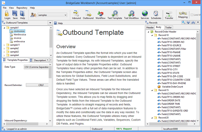 BridgeGate Samples and Tutorials
