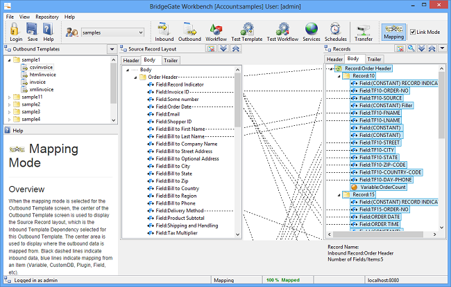 BridgeGate Samples and Tutorials