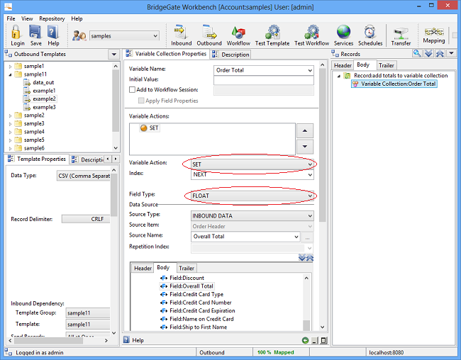 BridgeGate Samples and Tutorials